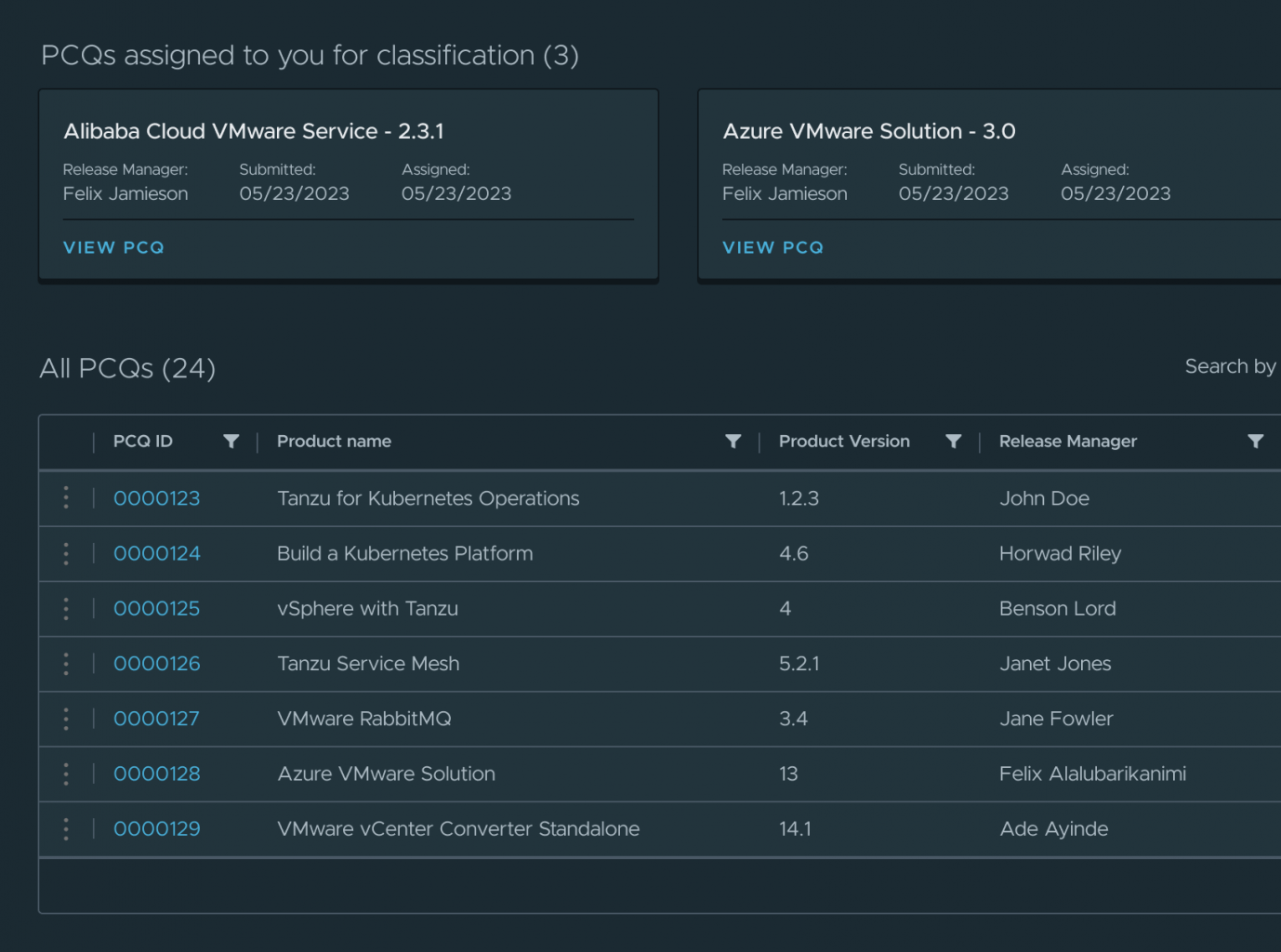 VMware Product Classification Solution – Frederick 'Yomi